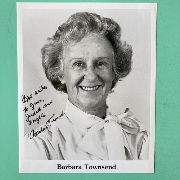 Autograph | Other | Barbara Townsend Signed Inscribed Photo 8x Star ...